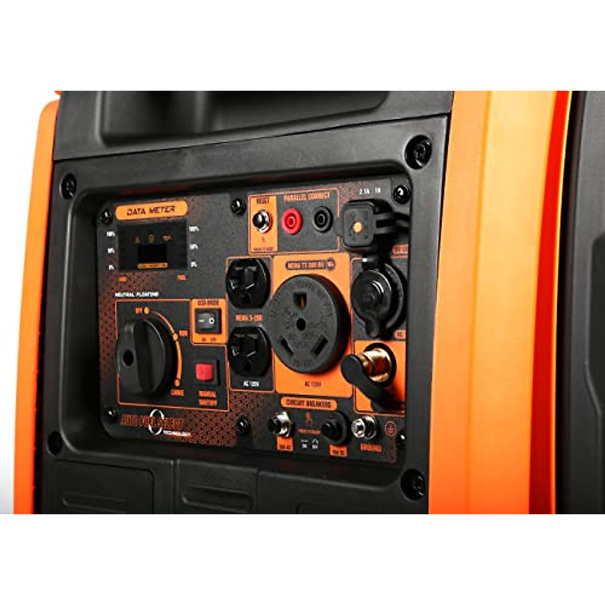 WEN DF450i Super Quiet 4500-Watt Dual RV-Ready Portable Inverter Generator with Fuel Shut-Off