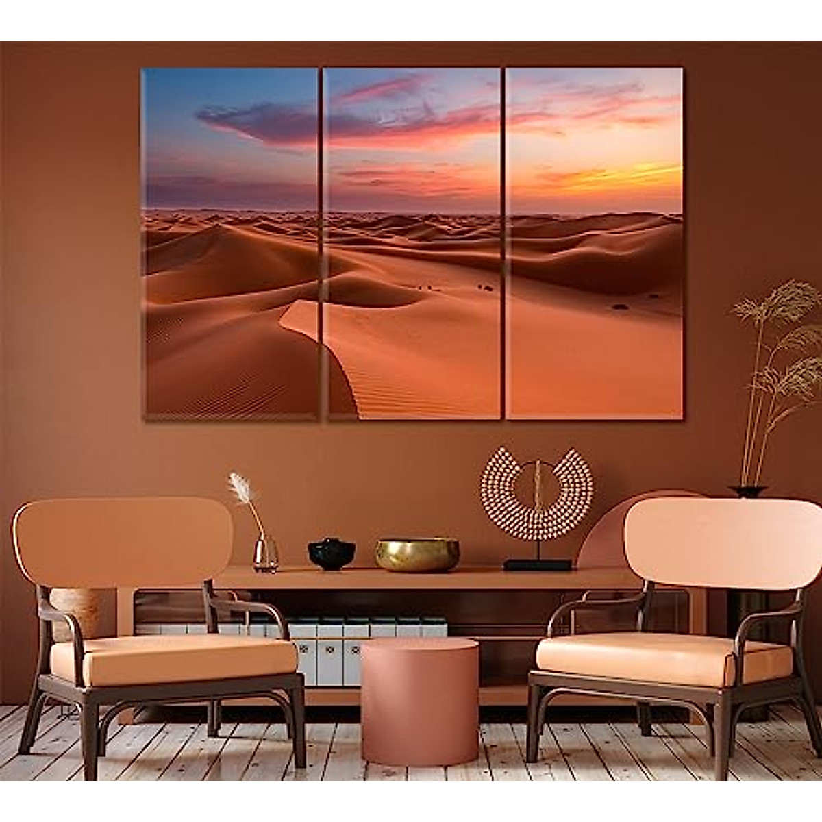 Sand Dunes in Liwa UAE Canvas Print 1 Panel / 36x24 inches