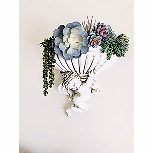 caqpo Artificial Succulents - 15 Pack - Premium Unpotted Artificial and Realistic Textured Fake Succulent Plants for DIY - Faux Cactus Plant Bulk - Feaux Succulent Plants