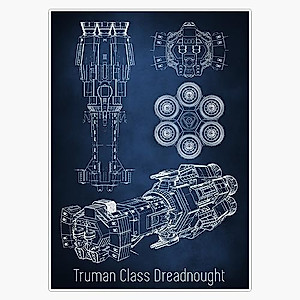 Magnet The Expanse Dreadnought Magnetic Vinyl Sticker Decal Magnet 5"