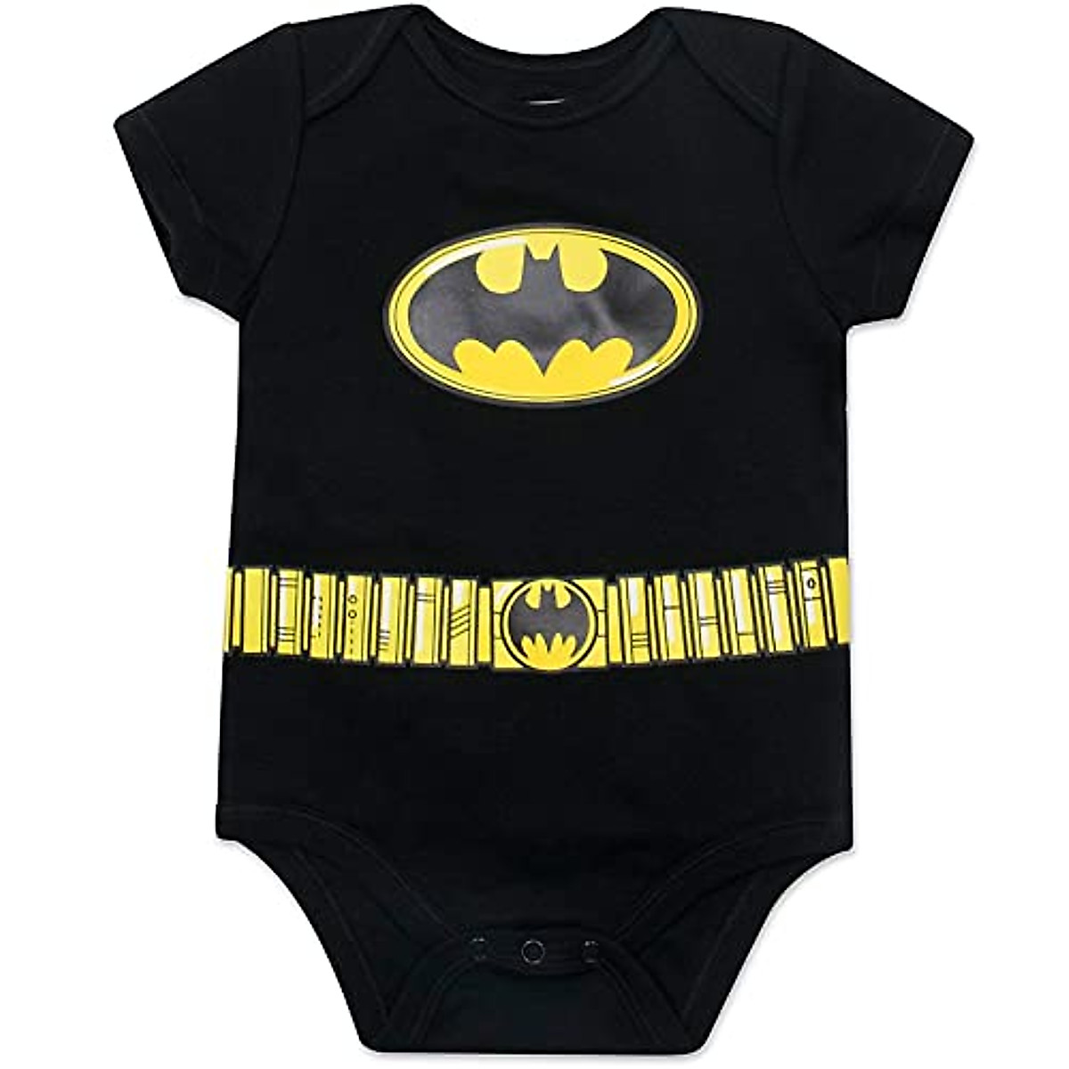 WARNER BROS Justice League Batman Superman The Flash Newborn Baby Boys 5 Pack Cosplay Costume Bodysuits Logo 3-6 Months