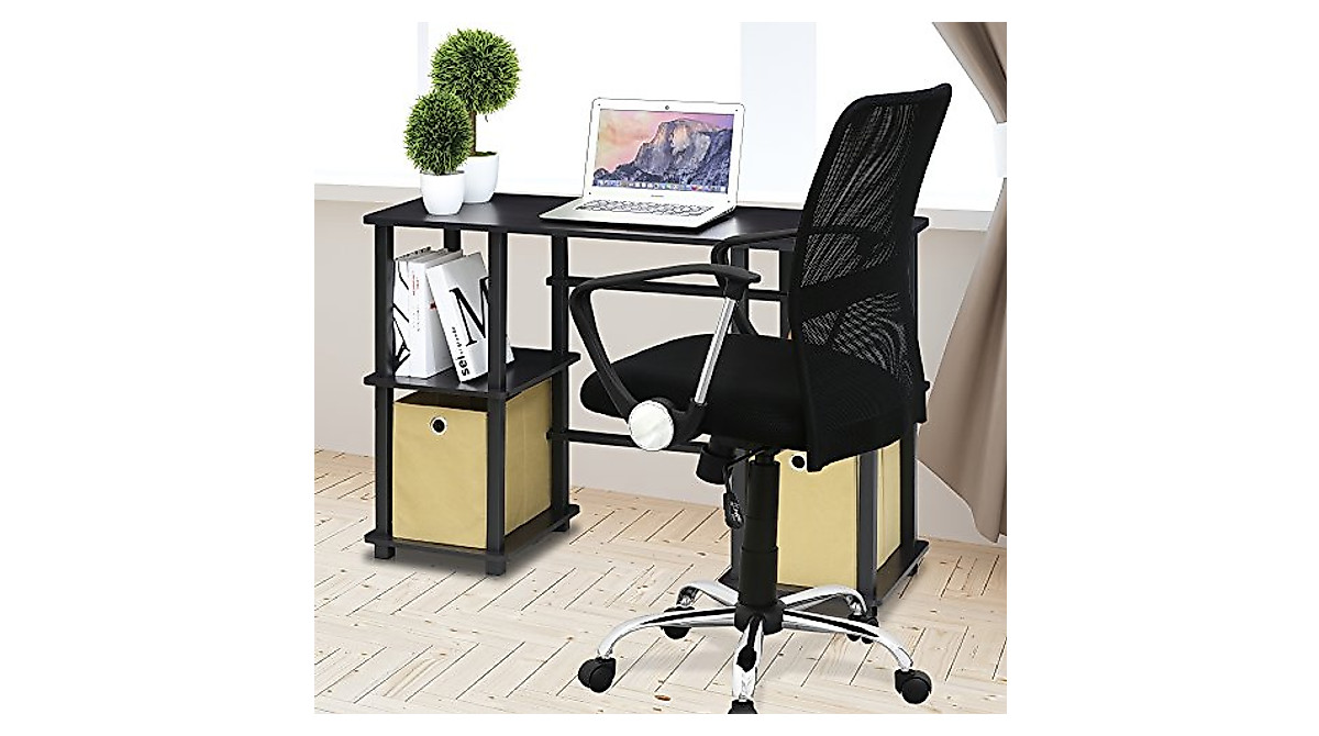 FURINNO Turn-N-Tube Computer Desk – Easy Assembly