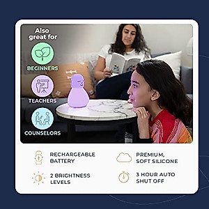 Mindsight 'Breathing Buddha' Guided Visual Meditation Tool for Mindfulness | Slow Your Breathing & Calm Your Mind for Stress & Anxiety Relief | Perfect for Adults & Kids