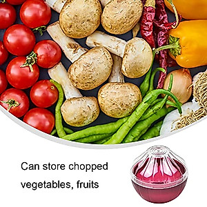 HAIQUANDJS Food Storage Box Portable Crisper Bowl Onion Shape Food Containers for Storing Leftovers and Going out for Picnics