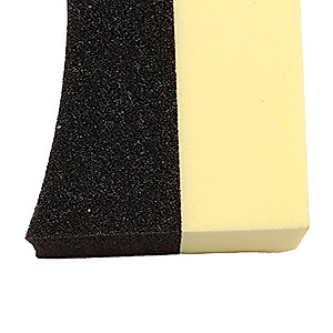 kaaka Car Tire Cleaning Brush,2Pcs Auto Car Wheel Tyre Cleaning Dressing Waxing Polishing Brush Sponge Tool Yellow + Black