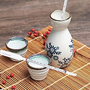 HEMOTON Hydrometer Alcohol Meter Alcohol Proof Tester Distilling Moonshine Alcohol Hydrometer for Proofing Distilled