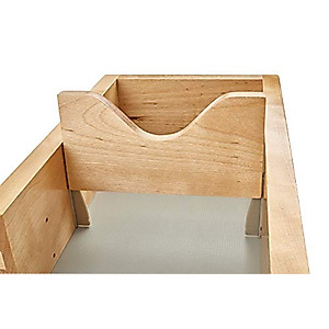 Innovative 30 Inch Vanity U-Shaped Undersink Base Cabinet Pullout Organizer Rev-A-Shelf 48630VSBSCBM1 Full Extension Soft-Close Slides