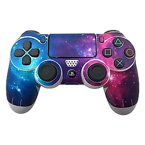 Gebaisi Vinyl Skin Sticker Protector for Sony Playstation 4 PS4 Controller Joystick Set (Controller Skin, A)