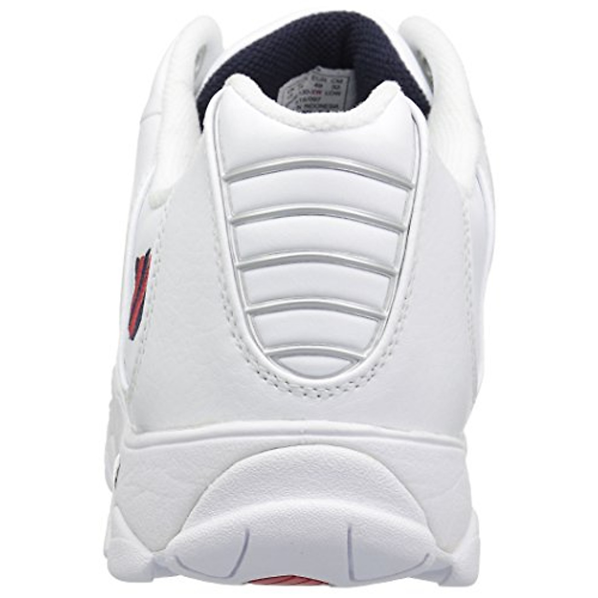 K-Swiss Men's ST329 CMF Sneaker, White/Navy/Red, 8 M