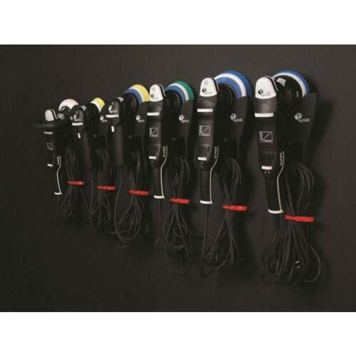 bbnmore RUPES Bigfoot Tool Holder - Wall Mounted Polisher Rack w/Cable Management Clam