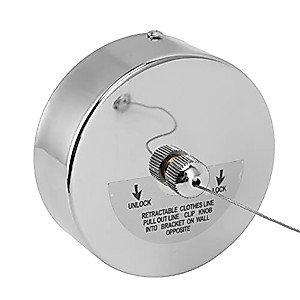 304 Stainless Steel Clothesline, Retractable Wire Hole Free Laundry Line Clothes Line for Indoor Outdoor, Clothing Laundry Line (3.8M)