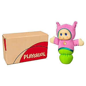 Playskool A1202F03 Glo Worm (Pink) Soft Toy for Babies with Soothing Melodies, Multi-Coloured - Amazon Exclusive