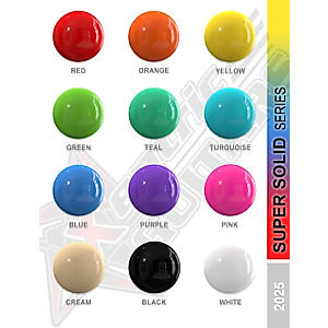 Xentric Guitars - Super Solid Series Resin Guitar Knobs (AllParts Concentric Knob, Yellow)