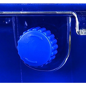 Flambeau Outdoors 302HD HD Tuff Box 300 with Zerust Anti-Corrosion Liner, Dry Box Storage, Small, Blue/Clear