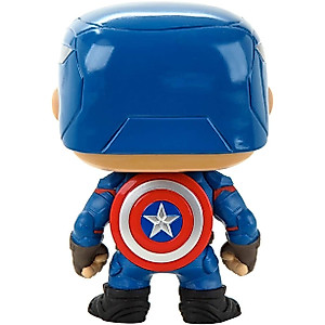 POP Marvel: Captain America 3: Civil War - Captain America Funko Vinyl Figure (Bundled with Compatible Box Protector Case)