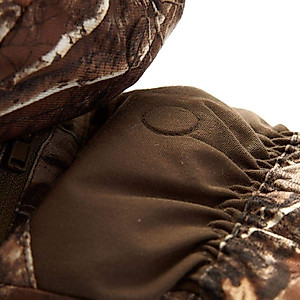 HOT SHOT Men’s Camo Huntsman Pop-Top Mittens – Realtree Edge Outdoor Hunting Camouflage