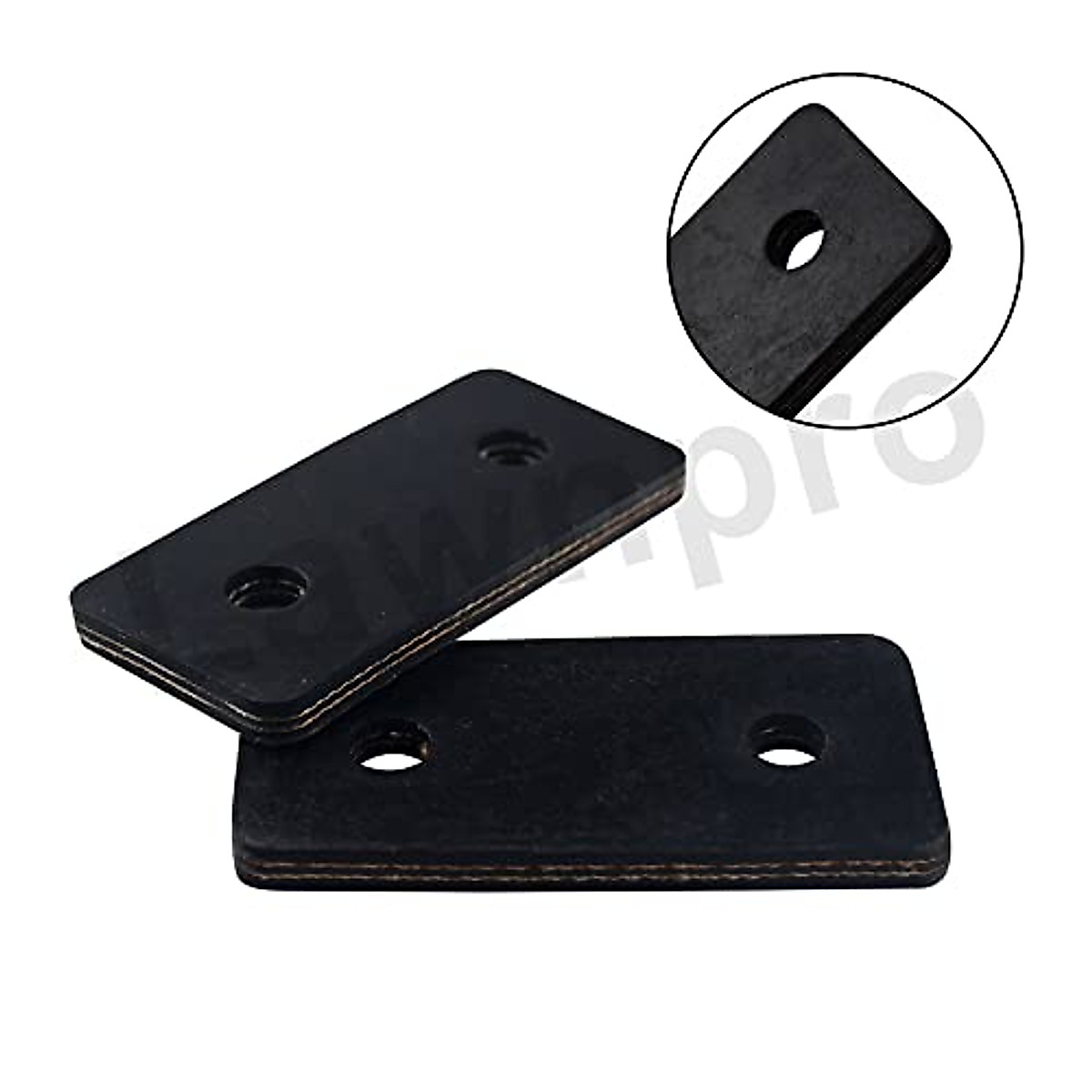 2-Pack ARP2101 Steel Auger Rubber Paddles Compatible with 21'' Snow Blower SNT2110/SNT2114, Black