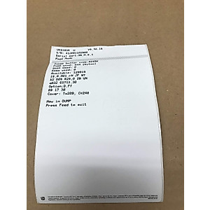 #S6B Zebra TLP 2844 Printer 2844-10301-0001 W/New Adapter, USB, Power Cables &Print