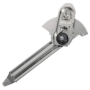 OCPTY Front Left Driver Side Window Regulator 740-866 Fits 1978-1979 Ford Bronco, F-100, F-150, F-250, F-350 Silver Metal Plastic
