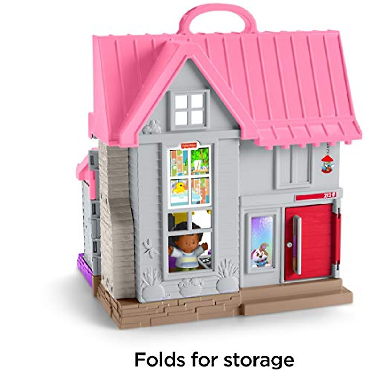 Fisher-Price Little People Big Helpers Home, Pink