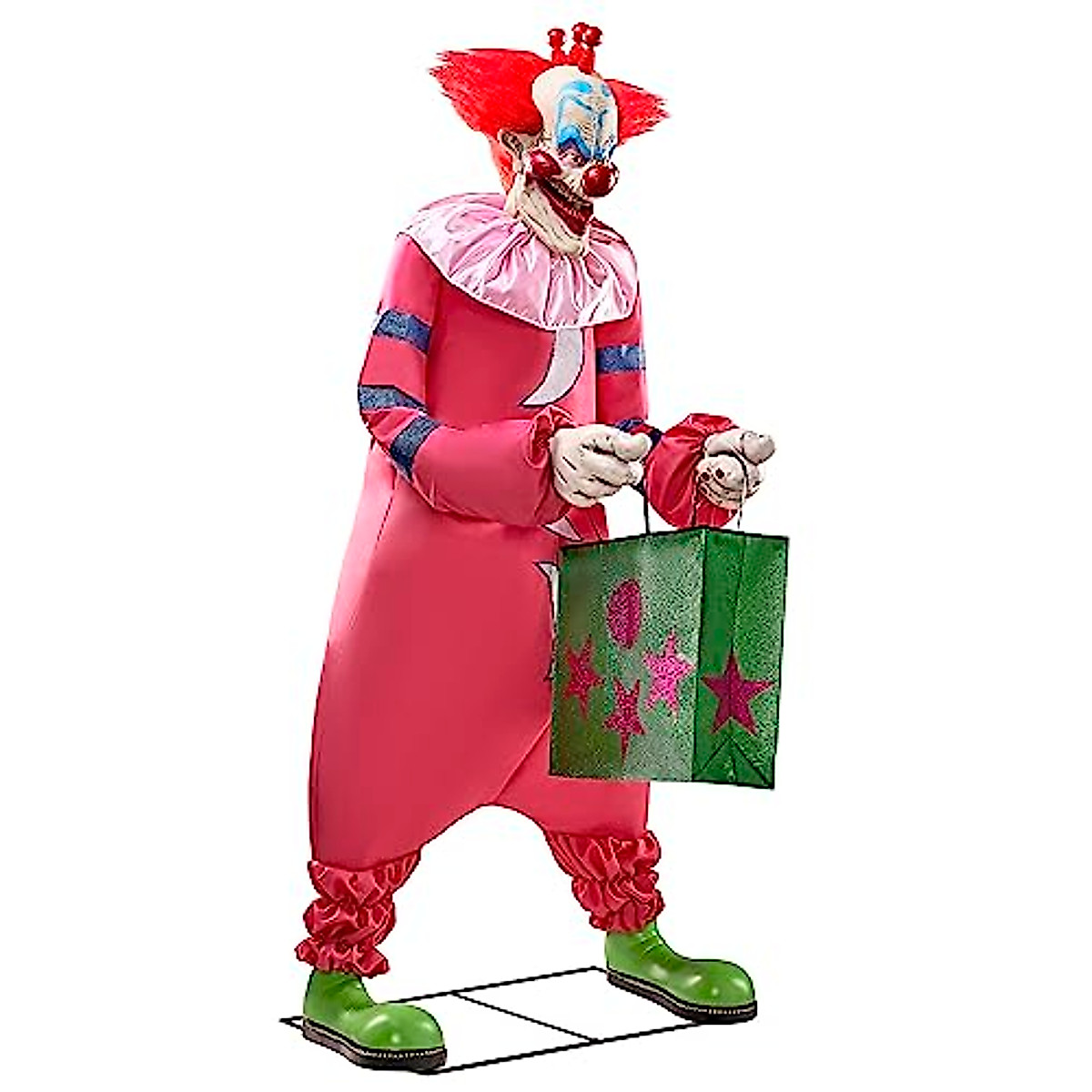Spirit Halloween Killer Klowns from Outer Space 7.2 Ft Slim Animatronic | Officially Licensed | Decorations | Animated