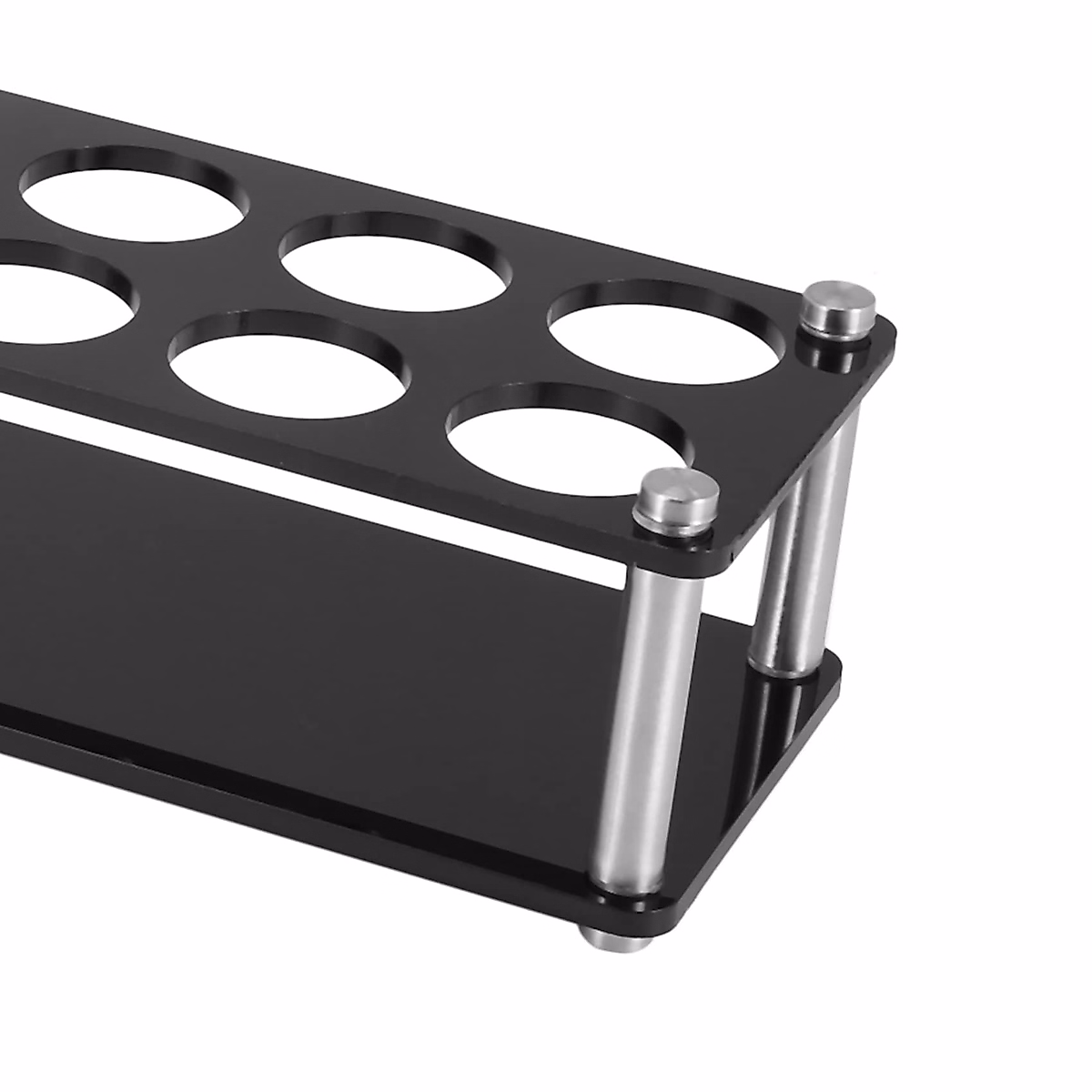 JUMYNOOY 12-Hole Acrylic Cup Holder, Shot Glass Holder, Shot Glasses Organizer, Beer Wine Glass Holder Acrylic Wine Glass Holder