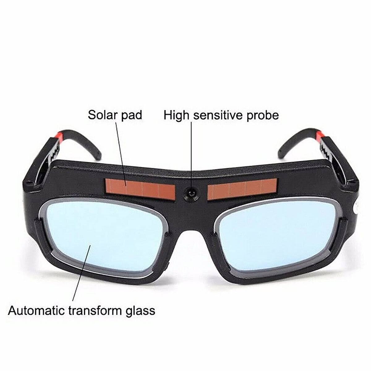 TEAMWILL 2PACK Welding Welder Glasses Mask Solar Auto Darkening Helmet Eyes Goggle Anti-glare