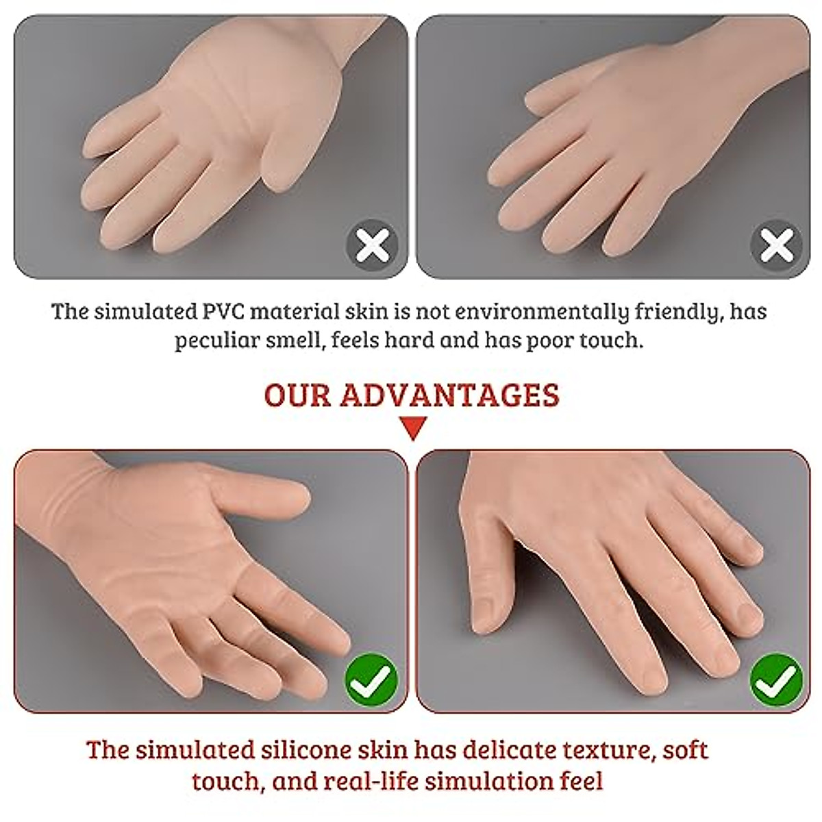 SimCoach Intravenous Practice Arm, Phlebotomy Practice Kit, IV Venipuncture Training Arm for Injection and Infusion, Medical EducationTraining Model