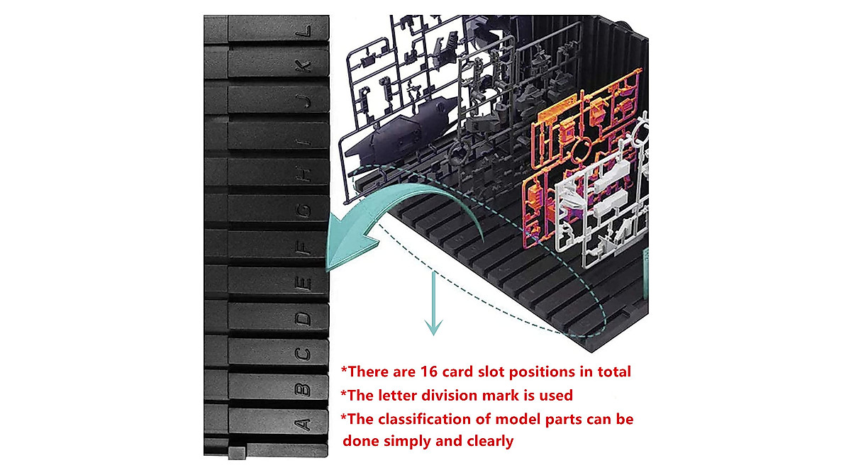 Starmoonn Model Part Rack for Gundam & Scale Models | Space-saving ...