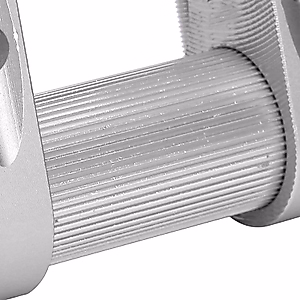 ZECHAO 1in/25.4mm Bike Double Stem Handlebar Riser,for Folding Bikes Mountain Bikes BMX Road Bike Adjustable Aluminum Alloy Extender Bike Stem (Color : Silver, Size : 25.4mm)