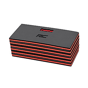 Rough Country 1-1/4" Thick Anti-Fatigue Utility Mat | 6-Fold - 99023,Black