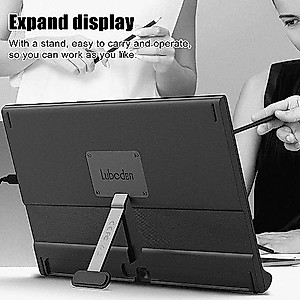 emlovosy 15.6-inch FHD IPS Laptop Expansion Screen 1080P High Clarity Portable School Work Entertainment Expansion Screen with Holder