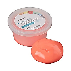McKesson Therapy Putty, Non-Toxic, Unscented, Red, Soft, 2 oz, 1 Count