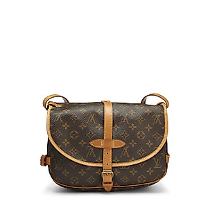 Louis Vuitton, Pre-Loved Monogram Canvas Saumur 30, Brown