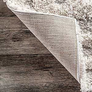 nuLOOM Maureen Modern Shag Area Rug, 5x8, Beige