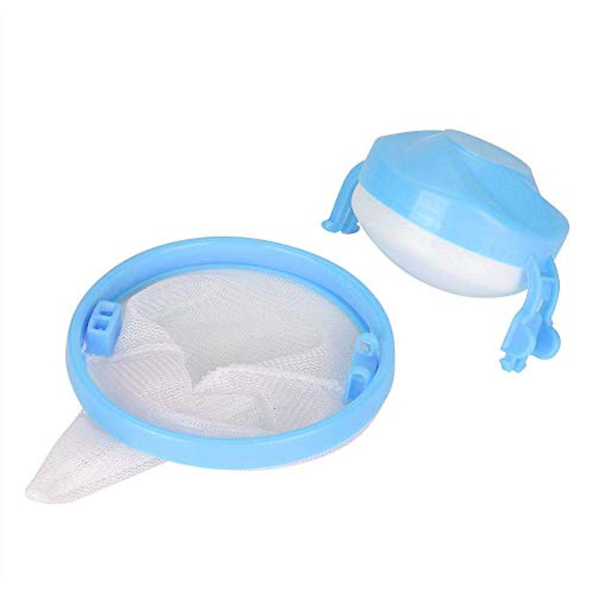 Floating Lint Mesh Bag Pet Hair Collector Laundry Filter Bag for Washing Machine Washer Lint Catcher,Hair Filter Net Pouch(Blue)