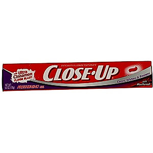 Close-Up Close-Up Cinnamon Red Gel Anticavity Fluoride Toothpaste, 6 oz (Pack of 2)