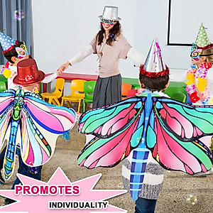 iROLEWIN Kids Bug-Costume Dragonfly-Wings for Girls and Mask Butterfly Dress-Up Wings as Boys Halloween Party Favors