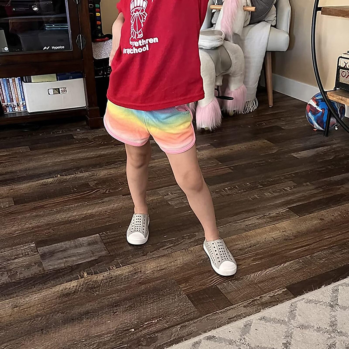 seannel Kids Water Shoes Slip-On Sneaker Lightweight Breathable Sandal Outdoor & Indoor-U821STLXS001-New Blue-30