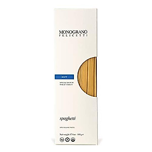 Monograno Felicetti Matt Spaghetti Pasta Italian Organic Non-GMO 17.6oz (500g)