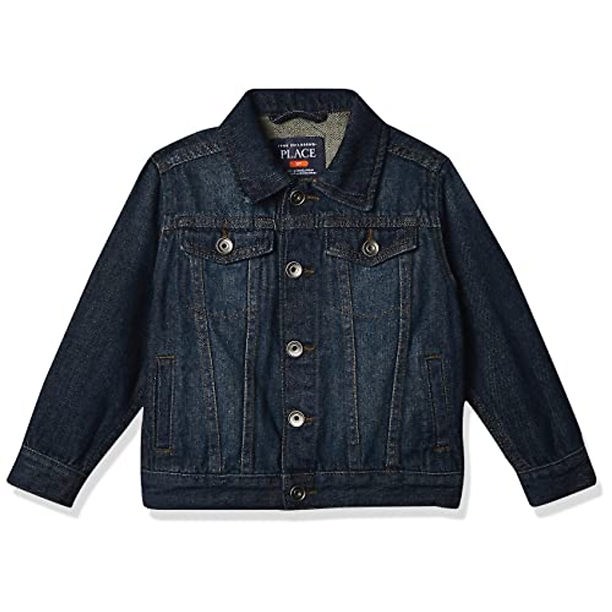 The Children's Place Baby and Toddler Jacket, Dark Stone Denim Single, 5T