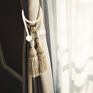 2pcs Curtain Tie Curtain Holdback Tie Rope for Curtain Home Curtain Fixing Strap Curtain Buckles Retro Curtain Rope Home Curtain Rope Fashion Curtain Rope Curtain Fixing Buckles