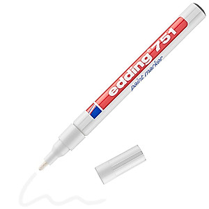 Edding 1-2 mm Permanent Marker - White