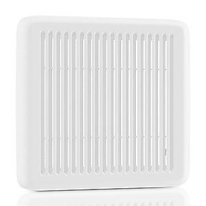 MAYITOP Bathroom Vent Cover FGR300S with Springs - Replacement Grille for Broan Nutone Roomside Bathroom Vent Fan Cover dimensions: 11.25 x 11.75 x 1 inches, Housing: 9.25 x 10 inches, White