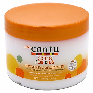Cantu Care For Kids Leave-In Conditioner 10 Ounce Jar (295ml) (3 Pack)