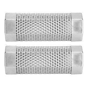 Headerbs Smoke Generator Stainless Steel Grill 6 Inch Smoker Tube Barbecue Tools Barbecue Smoker for Portable Grills Charcoal Gas Electric (#2)