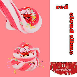 2 Pack Two-Tone Color Cloud Slime Kit, Scented DIY Slime Supplies for Girls and Boys, Stress Relief Toys for Kids Education, Party Favor, Gift and Birthday