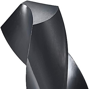 Auniwaig 0.55" Reduced Shank Drill Bit, 14mm Rolling Nitriding Black Oxide High Speed Steel HSS 6542, for Aluminum Plate Copper Wood Stainless Steel