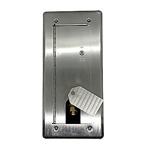 Burnaby Manufacturing Ltd Concrete Deck Versatile Gas Plug™, 2 PSI, 3/4" NPT Inlet, 1/2" Quick Disconnect Outlet