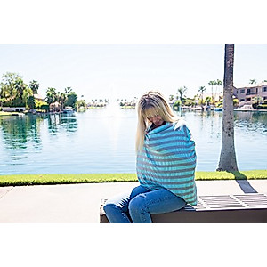 Carseat Canopy Cover | Stretch Jersey Fabric Doubles as a Convenient Breastfeeding or Shopping Cart Cover | Car Seat Canopy for Baby Girls and Boys!